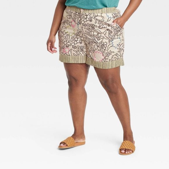 Knox Rose | Shorts | Womens Highrise Relaxed Fit Pullon Shorts Knox ...